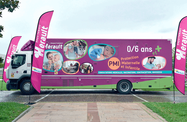 SANTÉ : LES ESCALES DU NOUVEAU BUS DE LA PMI À JUVIGNAC | Juvignac